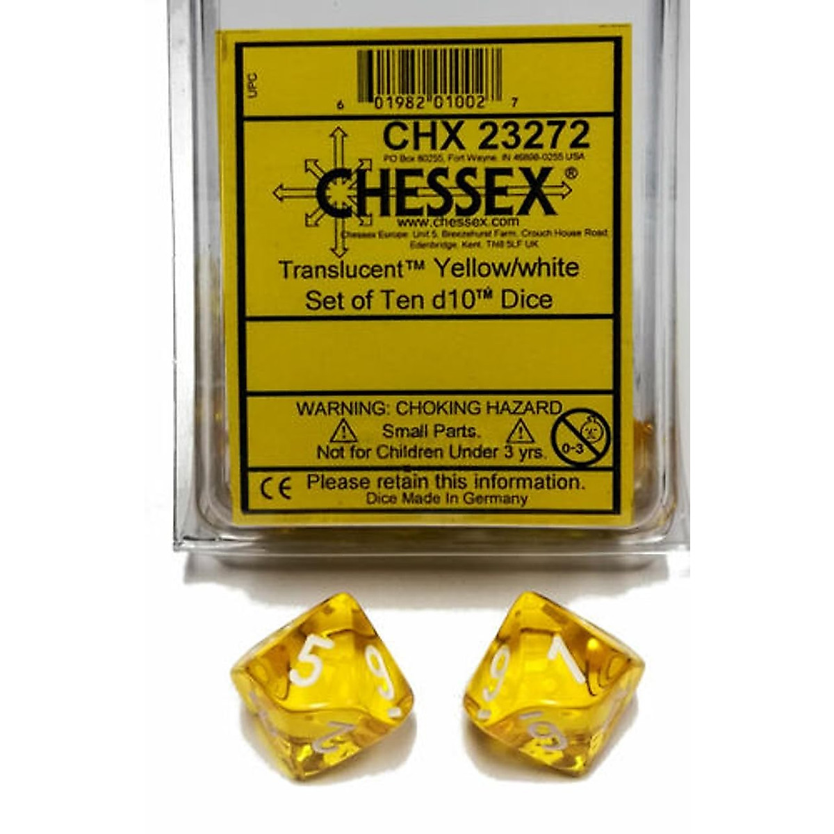 Chessex 23272 Dice, Multicoloured.