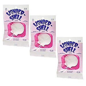 (3 Pack) Weco Wonder Shell Natural Minerals, Large, for a Total of 3 Large Shells