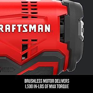 CRAFTSMAN 20V MAX* Impact Driver Kit, Cordless, Brushless (CMCF810C1)