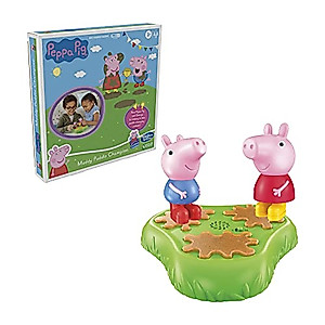 Hasbro Gaming Peppa Pig Muddy Puddle Champion Board Game for Kids Ages 3 and Up, Preschool Game for 1-2 Players