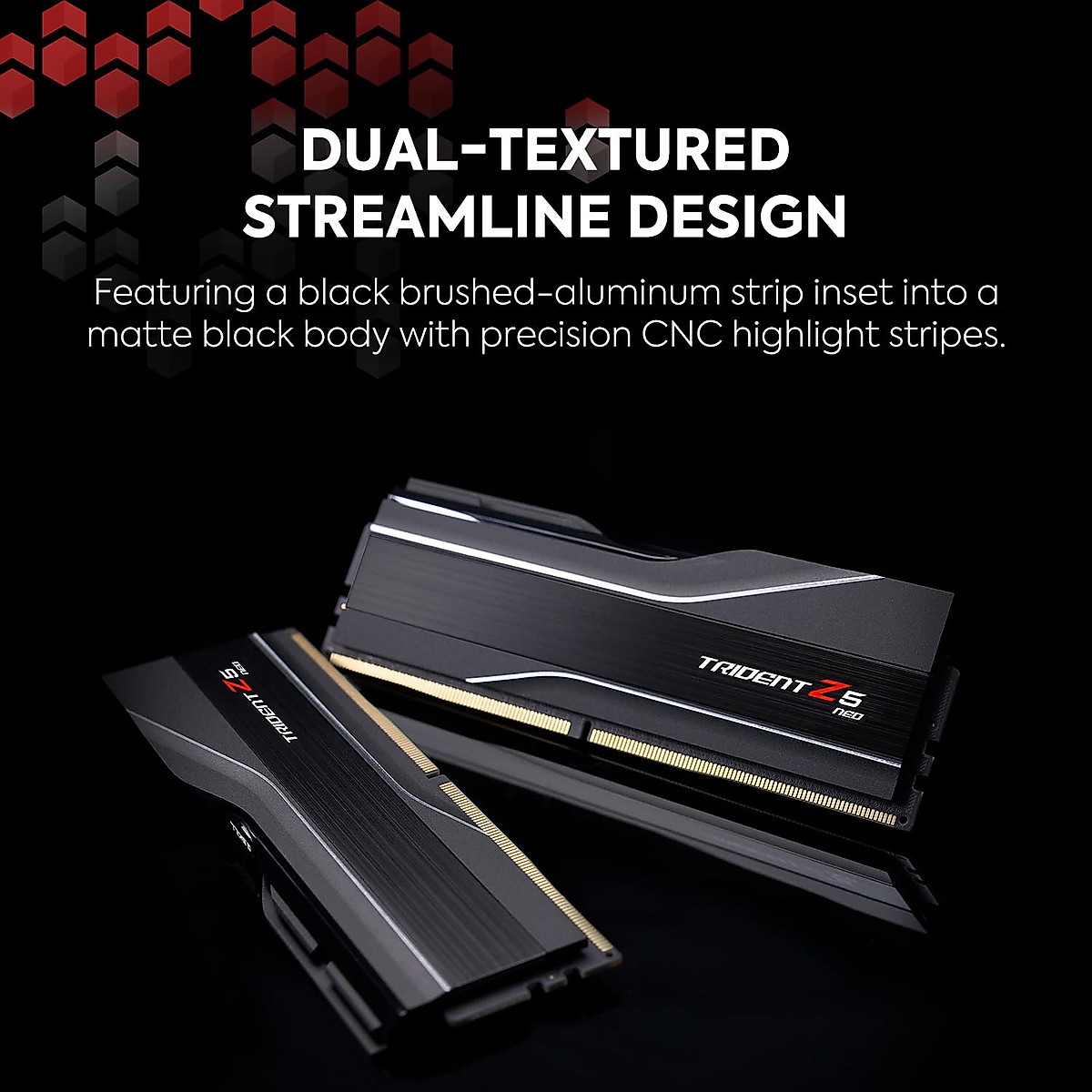 G.SKILL Trident Z5 Neo Series (AMD Expo) DDR5 RAM 32GB (2x16GB) 5600MT/s CL28-34-34-89 1.35V Desktop Computer Memory UDIMM - Matte Black (F5-5600J2834F16GX2-TZ5N)