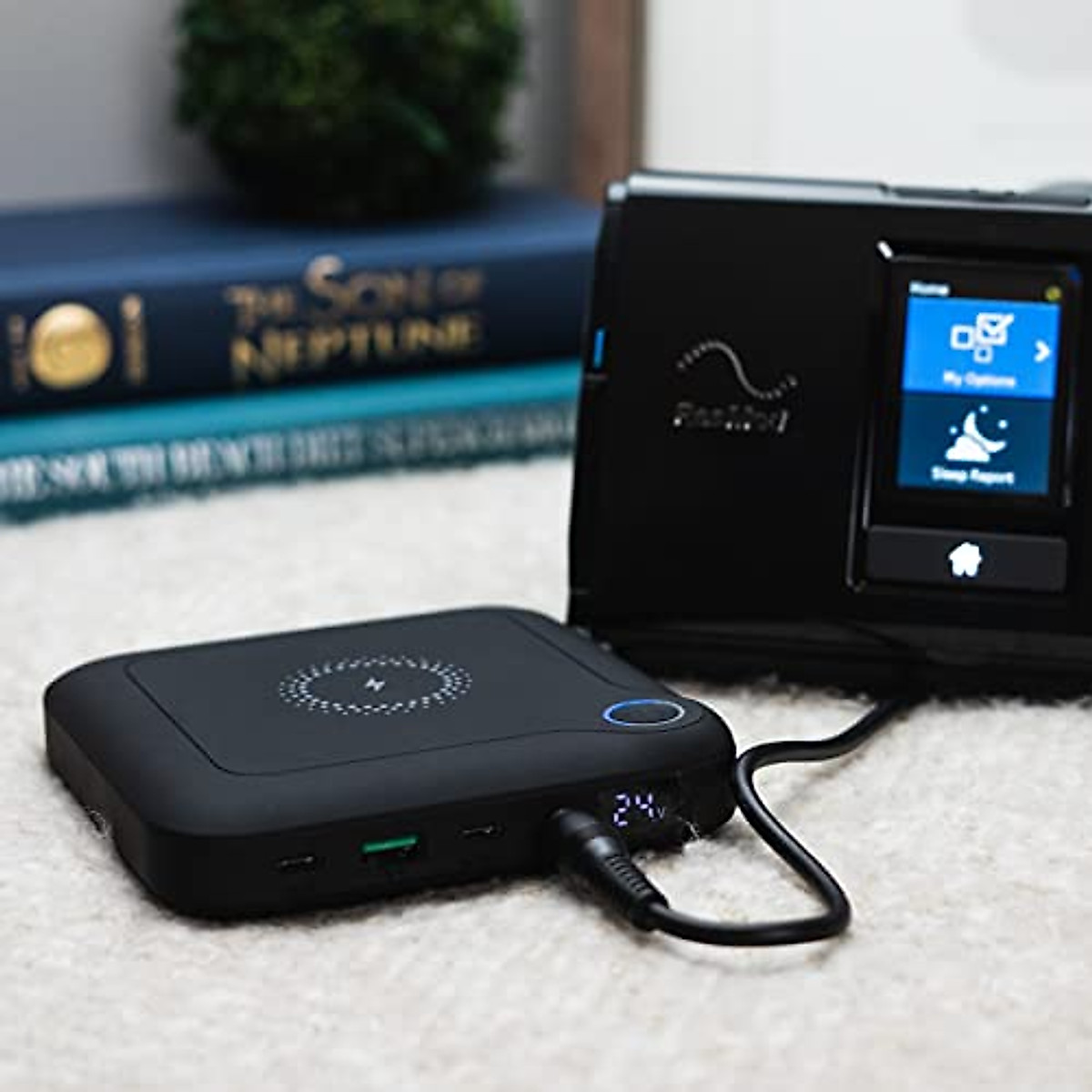 CPAPExtras.com Ultra Portable 1-2 Night CPAP Battery for use with Resmed Airsense 10 CPAP