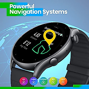 Amazfit GTR 3 Smart Watch for Men, 21-Day Battery Life, Alexa Built-in, 150 Sports Modes & GPS, 1.39”AMOLED Display, SpO2 Heart Rate Tracker, Water Resistant, Fitness Watch for Android iPhone, Black