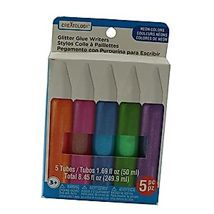 5pc Glitter Glue Writers
