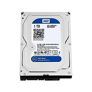 Western Digital 3.5-Inch 7200 RPM SATA 6 Gb/s 64 MB Cache 1 TB Desktop Hard Drive, Blue (WD10EZEX)