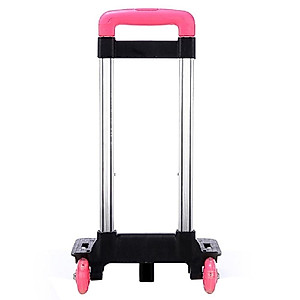 Backpack Trolley 2 Wheels Rolling Luggage Carts Foldable Trolley Cart Aluminium Alloy Hand Cart for School Bags Pet Bag