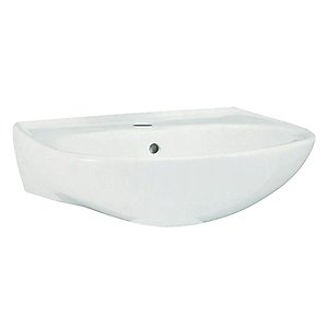 STERLING 446121-0 Sacramento Lavatory Basin Single-Hole Faucet Drilling, White