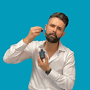 VOLT Lube Mens Beard Oil & Hair Softener with Jojoba & Argan Oil, 1 Fl Oz (30 ml) Bottle Unscented