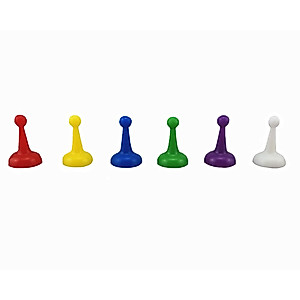 Honbay 120pcs Multi-Color Pawns Pieces for Board Games, Tabletop Markers Component