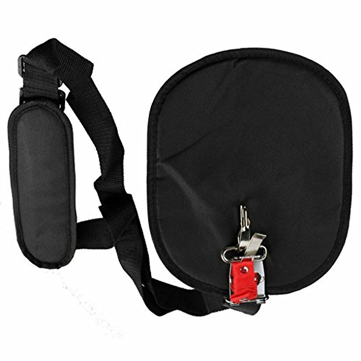 sleeri Weed Eater Strap Weedeater Harness - Universal String Trimmer Single Shoulder Pad Strap - Shoulder Arm Saver - Adjustable Grass Trimmer Weed Whacker Harness for Garden Lawn, Black