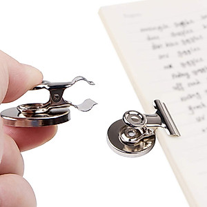 20 Pack Fridge Magnet Refrigerator Magnets, Magnetic Clips, Strong Clip Magnets for Whiteboard, Magnets for Fridge, Locker, Office, Photo Displays, Magnetic Clips Heavy Duty (30mm Wide)