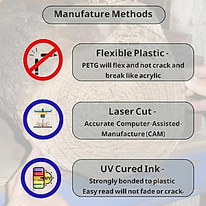 This clearly printed 10" circle center finder tool, protractor, and circle maker tool and compass for woodworking and wood turning. Find the center of timber or dowel with our center finder ruler.
