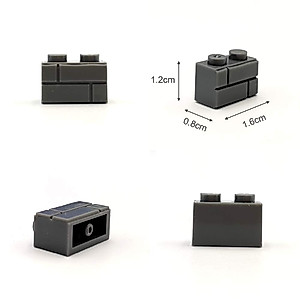 ZHX DIY Block Wall Brick Block City Building Brick Parts and Pieces Compatible with Major Brands Blocks Kid Creative Toys Gifts 120 PCS Multi Color