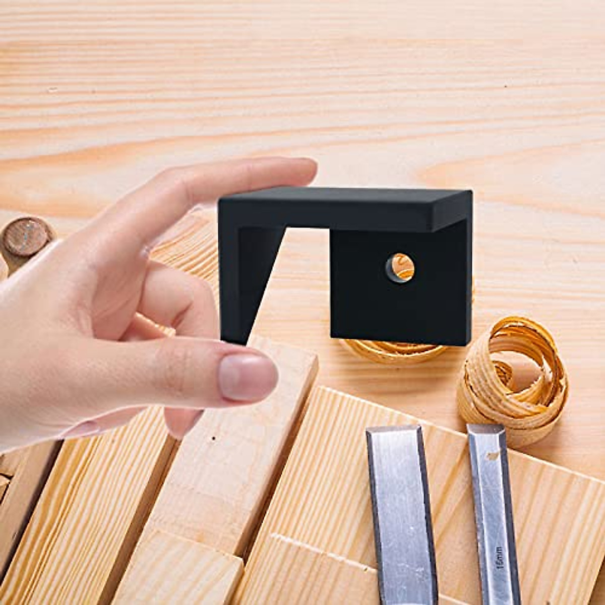 45 Degree Angle Marker, Aluminum Alloy Center Finder, Woodworking Right Angle Marker Woodworking Pen Center Finder Line Drawing Scriber Woodworking Tool