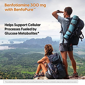 Doctor's Best Benfotiamine, Non-GMO, Vegan, Gluten Free, Soy Free, Helps Maintain Blood Sugar Levels, 300 mg, 60 Veggie Caps (DRB-00270)
