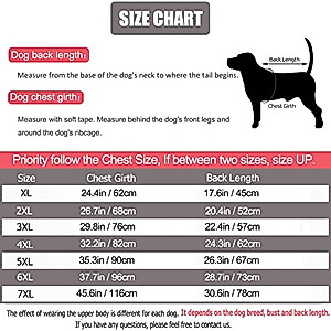 Dog Hoodie Winter Coat for Large Medium Dogs, Pullover 4 Legs Dog Warm Coat Hooded Sweatshirt, Dog Fleece Hoodie Coat for Winter Cold Weather (3X-Large, Grey)