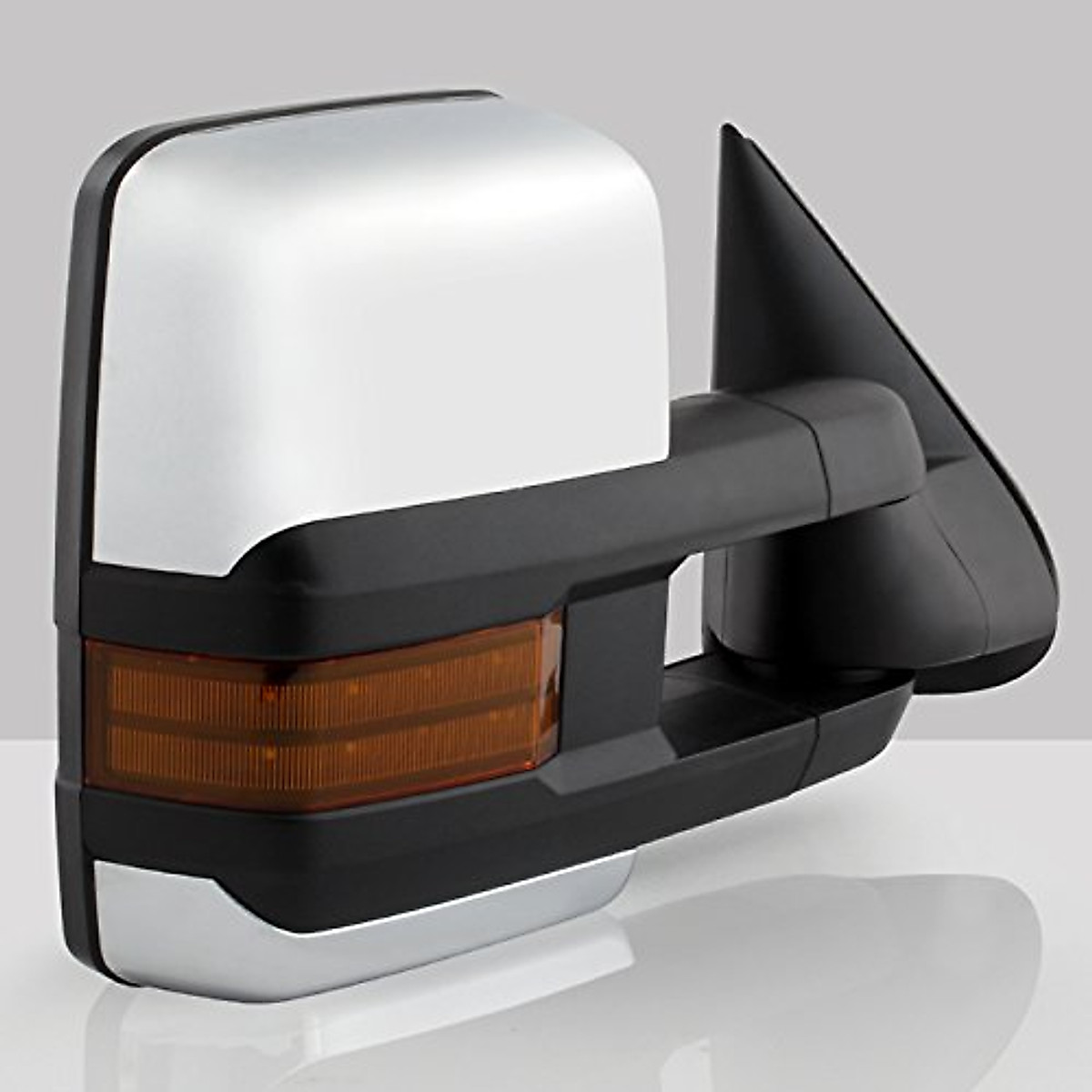 AKKON - For 2003-2006 Chevy Silverado 07 Classic Model Extending Towing Power Heated w/Amber LED Signal Mirrors Left + Right