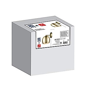 Globe Electric 51577 1-Light Plug-in or Hardwire Wall Sconce, Matte Brass, White Fabric Cord, in-Line On/Off Rocker Switch, Wall Lights for Bedroom Plug in, Kitchen Sconces Wall Lighting