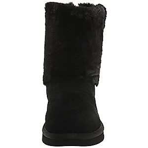 Koolaburra by UGG Women's Aubrei Short Fashion Boot, Black, 7
