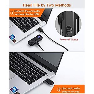 BOBLOV W1 Hidden Camera, True 1080P Small Body Camera, Personal Pocket Video Camera with Audio Loop Recording Time Stamps External Memory Up to 128GTwo Clips and Easy to Operation (32GB)