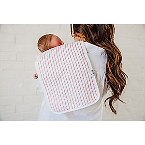 Copper Pearl Baby Burp Cloth Large 21''x10'' Size Premium Absorbent Triple Layer 3-Pack Gift Set “Slugger