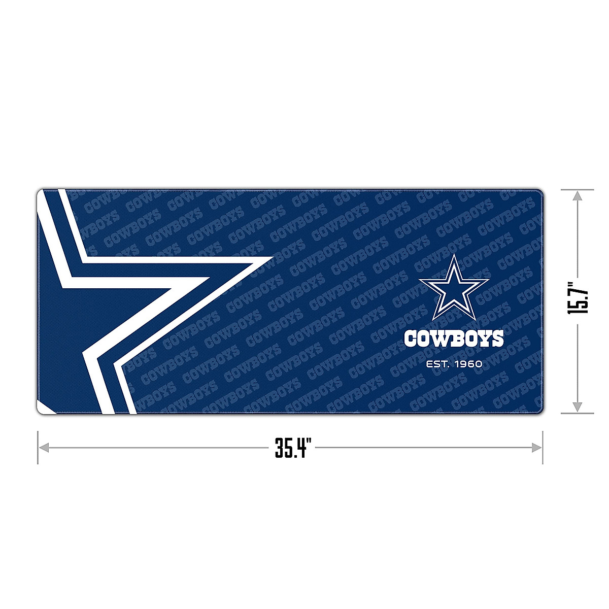 YouTheFan NFL Dallas Cowboys Logo Series Desk Pad