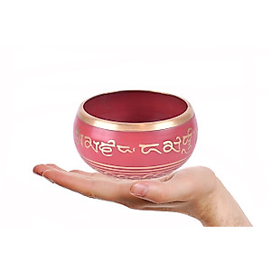 SINGING BOWL (RED, 5.5 IN)