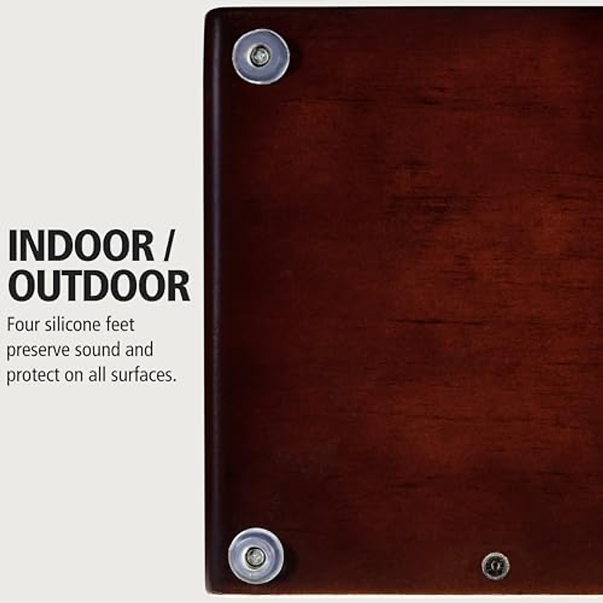 Meinl Percussion Backbeat Bass Cajon with Ported Sound Hole and Adjustable Strings for Snare Effect — NOT MADE in CHINA — Replicate Acoustic Drum Set Grooves, 2-YEAR WARRANTY (BBCAJTH)