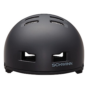 Schwinn Sequel ERT Bike Helmet for Youth Boys and Girls Ages 8 to 14, Can Fit Head Circumference 54-58 cm, 12 Vents, Removeable Padding, Adjustable Fit, Medium Black