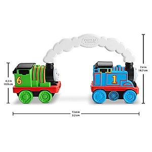 Thomas & Friends Toddler Toy Trains Race & Chase RC, Remote Controlled Thomas & Percy Engines for Preschool Racing Play Kids Ages 2+ Years