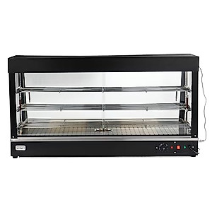 Kratos 30Y-017 48" Hot Food 3 Shelf Display Case and Merchandiser with Sliding Doors - 120V, 1200W