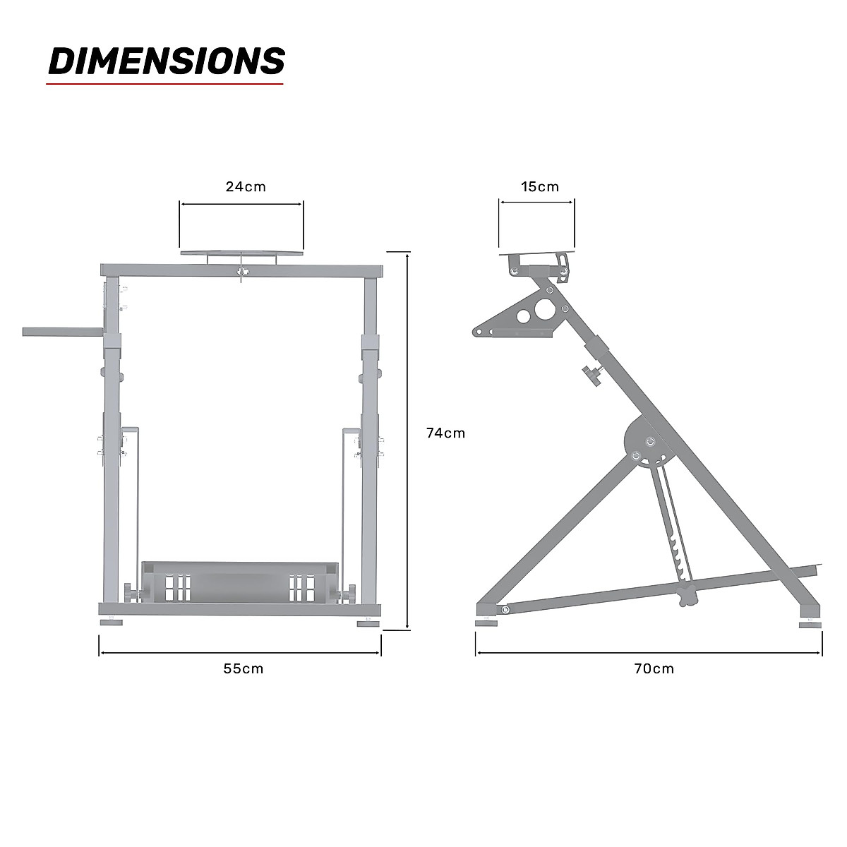 GT OMEGA Apex Racing Wheel Stand for Logitech Fanatec Clubsport Thrustmaster Gaming Steering Wheel Pedal & Shifter Mount, TX T500 T300 G29 G920 PS4 Xbox Foldable Tilt-Adjustable for Racing Control