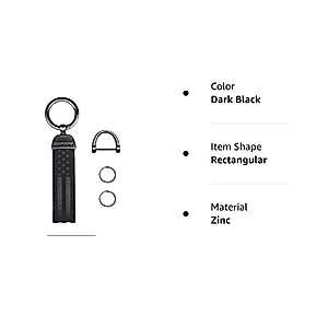 GAMPRO American Flag Microfiber Leather PU Car Keychain Accessories with Zinc Alloy Fashion keychain suit for men and women