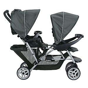 Graco DuoGlider Double Stroller + Graco SnugRide 35 Lite LX Infant Car Seat Bundle