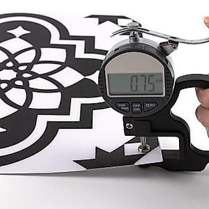 Peel and Stick Floor Tile Peel and Stick Flooring 12in ×12in Suit for Bathroom and Kitchen (Black and White, 10 Pcs)…