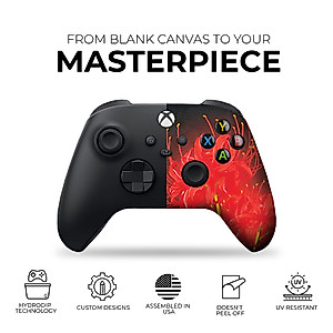 DreamController Tokyo Ghoul Custom X-box Controller Wireless compatible with X-box One/X-box Series X/S Proudly Customized in USA with Permanent HYDRO-DIP Printing(NOT JUST A SKIN) (MODDED)