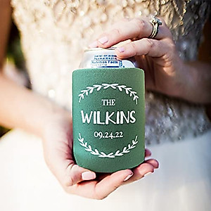 Personalized Can Coolers Set of 50 with Your Text Logo or Image Wedding Favors Bachelor Party Favors Birthday Party Favors