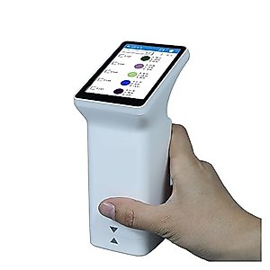 Tint Meter, Digital Colorimeter Color Difference Anayzer with 3.5-inch Smart Touch Screen Rechargeable Lithium Battery,Color Sensor