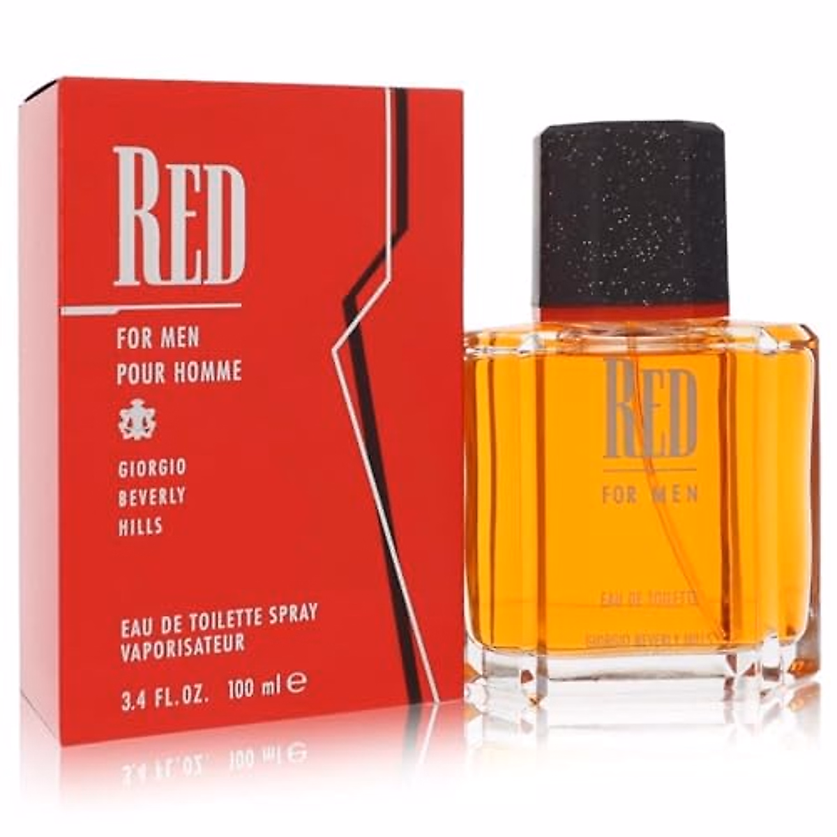 GIORGIO BEVERLY HILLS BHN802 Multi Red Men-3.4 oz Eau de Toilette Spray