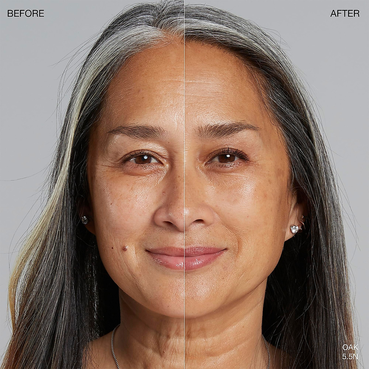 Ogee Sculpted Complexion Foundation Stick (Oak 5.5N - Medium Beige, Golden Undertones) Full Coverage Foundation Makeup - Instantly Balance & Even Complexion - 70% Organic Ingredients