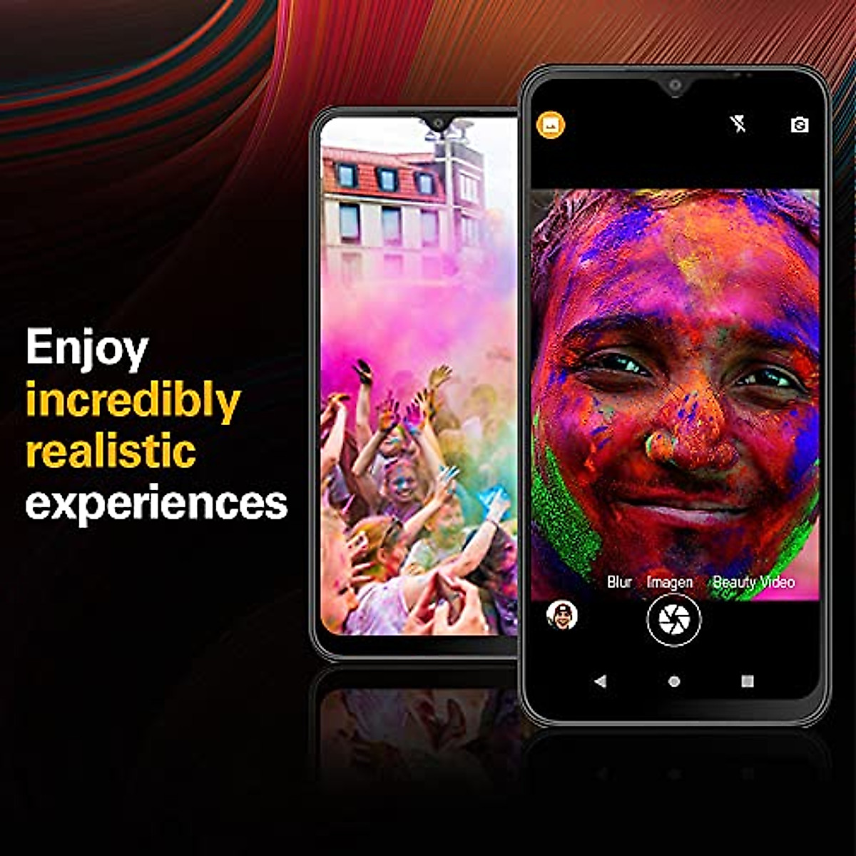 Yezz Art 2 Pro | 2021 | Long Lasting Battery | 3/64GB | 16MP Triple Camera | Unlocked smarpthone | 1 Year Warranty in The U.S. | Graphite Black
