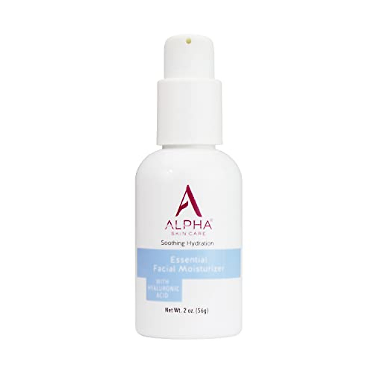 Alpha Skin Care Essential Facial Moisturizer, Hyaluronic Acid, Deep Soothing Hydration, Reduces Lines & Wrinkles, Anti-Aging, Normal to Dry Skin, 2 Oz
