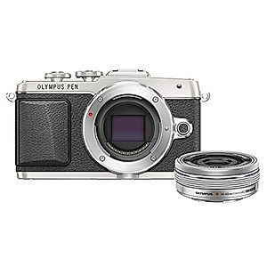 Olympus E-PL7 16MP Mirrorless Digital Camera with 3-Inch LCD with 14-42mm EZ Lens (Silver) - International Version