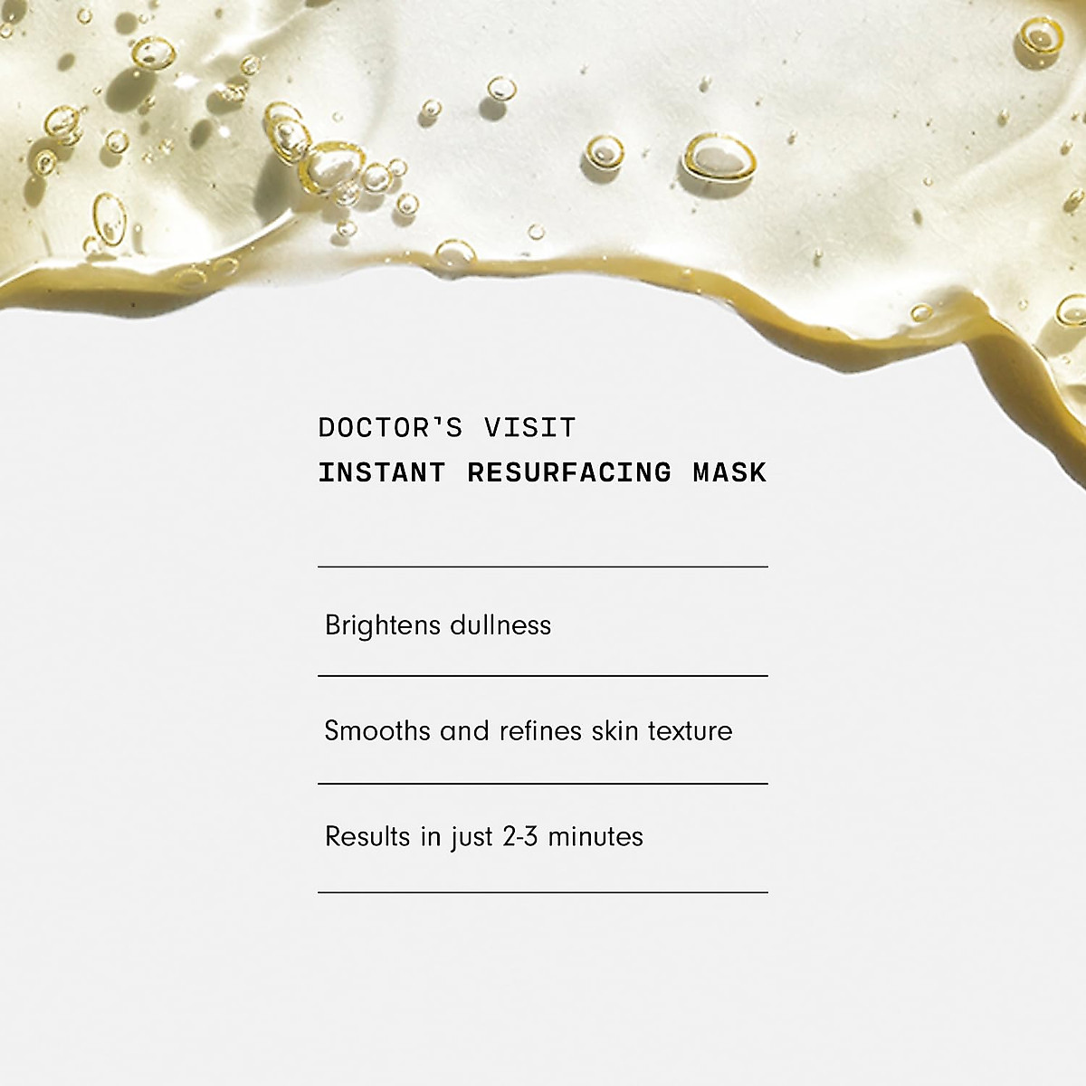 Versed Doctor’s Visit Instant Resurfacing Face Mask - AHA, BHA and Enzyme Exfoliating Mask Helps Reduce Hyperpigmentation - Smooth and Moisturize Skin with Vitamin C - Vegan (1.7 fl oz)