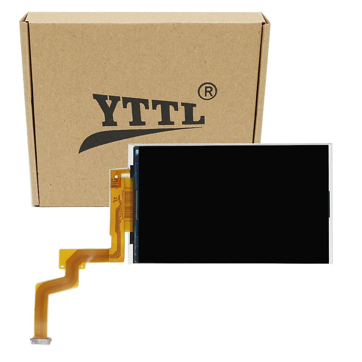 Replacement Top Screen for New 2DS XL, YTTL Replacement Parts Accessories Upper Screen LCD Display for New Nintendo 2DS XL/ LL System Games Console