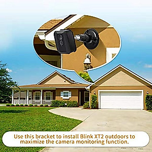Blink Camera mounts for Blink Home Security Camera Blink Outdoor Indoor Camera Blink XT Blink XT2 Camera 360° Degree Adjustable, Fits Blink Camera Add On Accessories(3 Pack, Black)