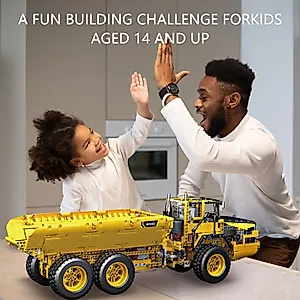 Mould King 17010 Engineering Dump Truck Building Block Kits, MOC Building Blocks Set to Build, Gift for Kids Age 8+/Adult Collections Enthusiasts(1888 Pieces with Motor/APP Remote Control)