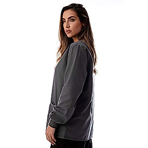 Just Love Womens Solid Jacket 4501-STLGRY-XL Steel Grey