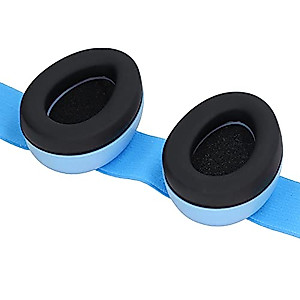 Noise Cancelling Infant Ear Muff, Soft Padded Design Baby Earmuff Ear Protection Headphones with Elastic Headband(Blue)
