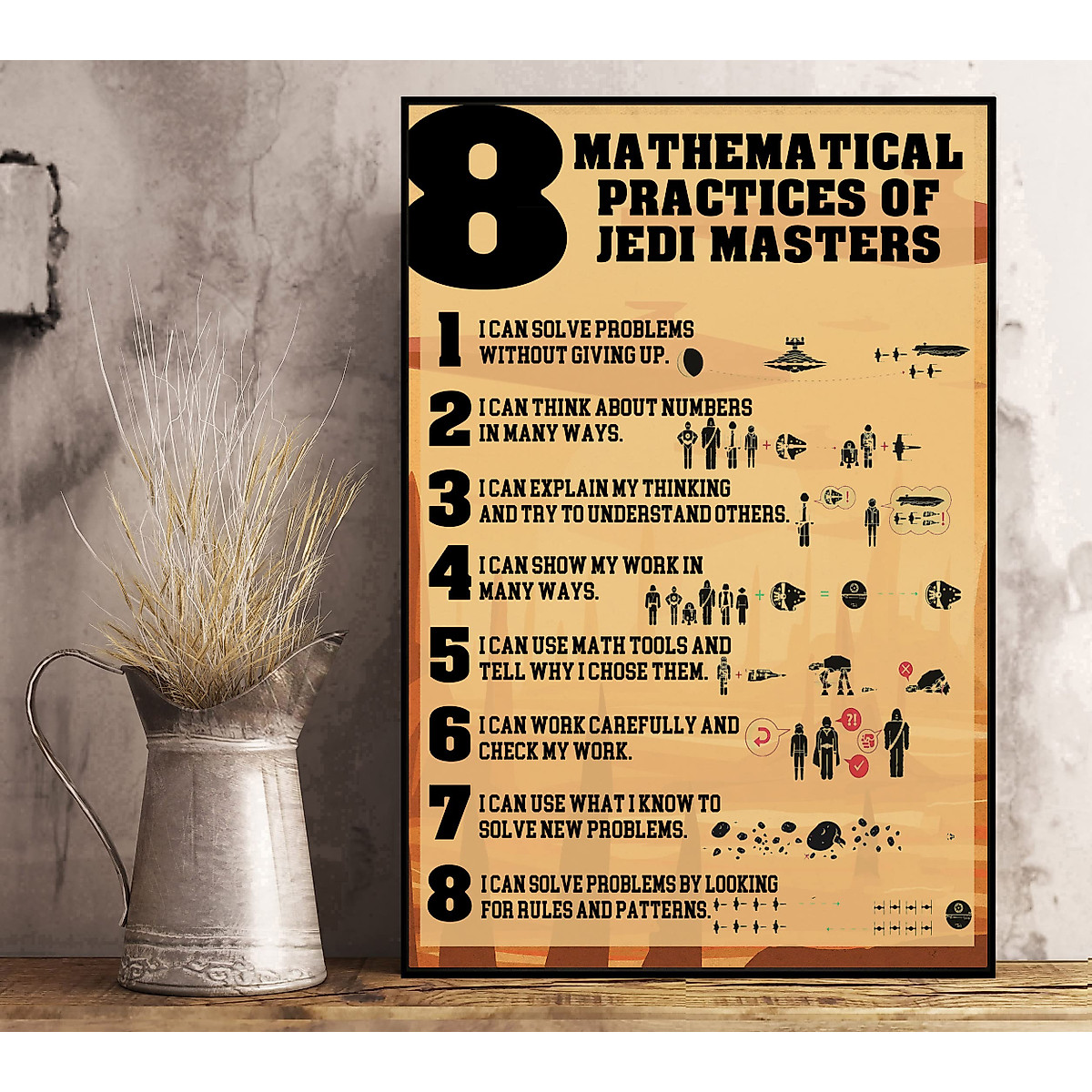 Minitowz Mathematical MATH Posters Teacher Posters For Classroom Math Posters For Middle and High School Education Mathematics Pediatric Poster Banner Math Classroom Decor For Teachers 11''x17'' inch